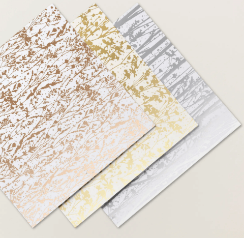 Video: Naturally Gilded Designer Paper 3 Ways | Linda Heller-Stamping ...